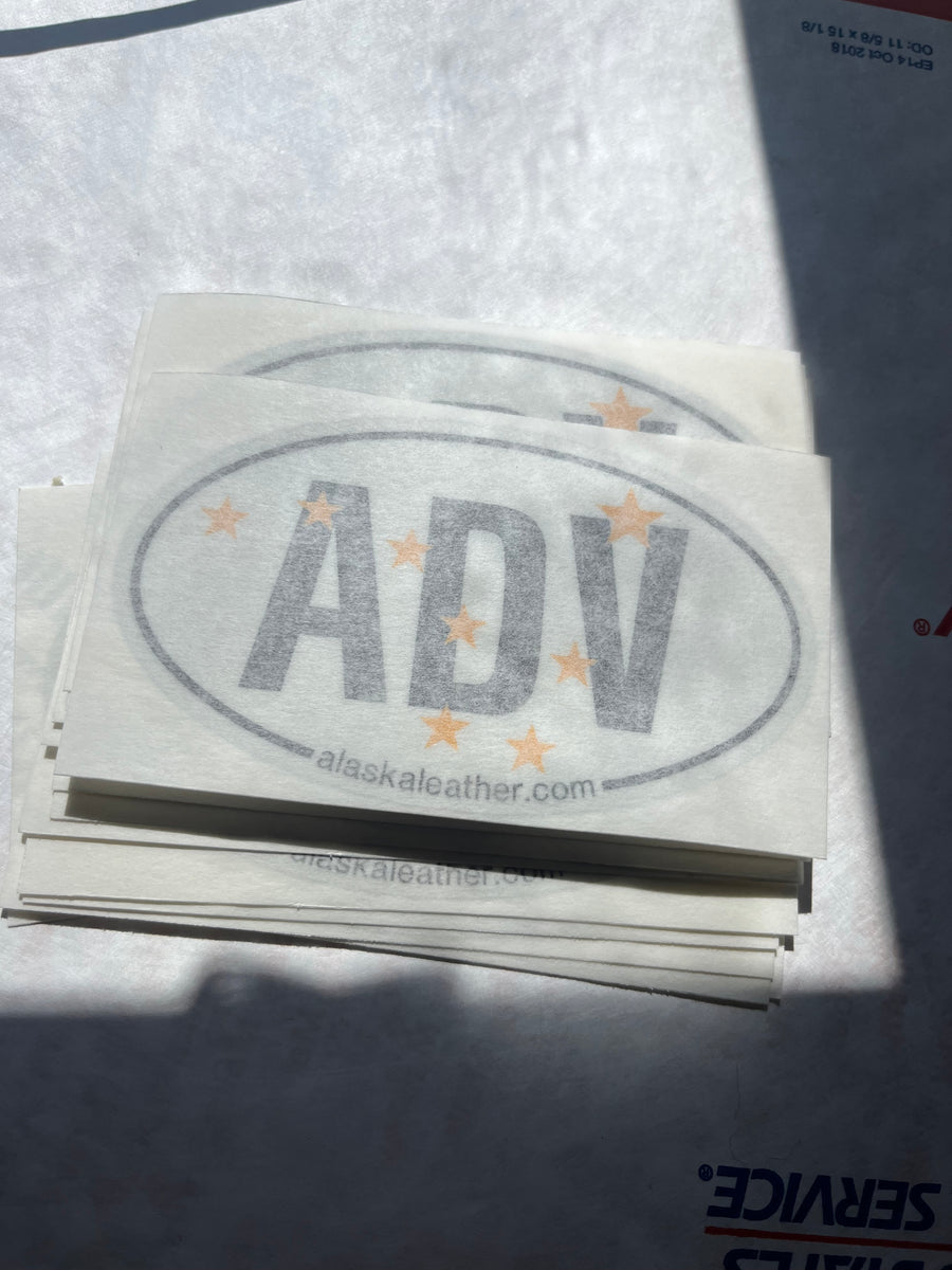 Reflective ADV Sticker – Alaska Leather