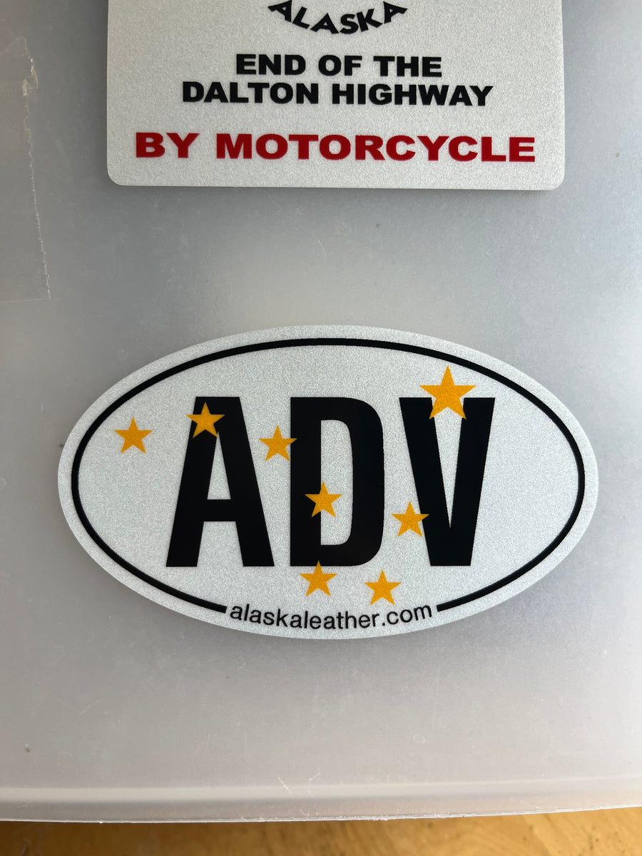 Reflective ADV Sticker – Alaska Leather